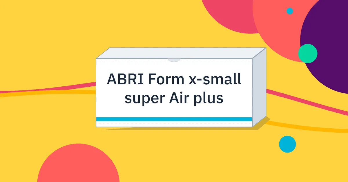 Symbolbild: Packung mit der Aufschrift ABRI Form x-small super Air plus (PZN 04607489) – Verfügbarkeit und Bezug in Apotheken in Frankfurt am Main