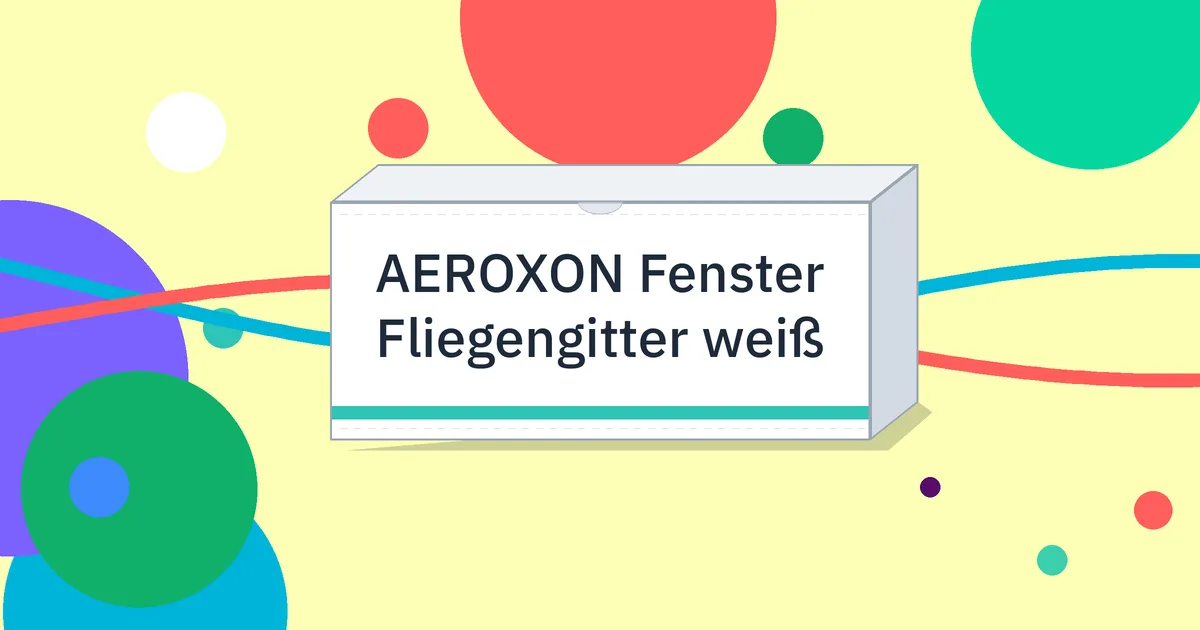 Symbolbild: Packung mit der Aufschrift AEROXON Fenster Fliegengitter weiß (PZN 07453495) – Verfügbarkeit und Bezug in Apotheken in Frankfurt am Main
