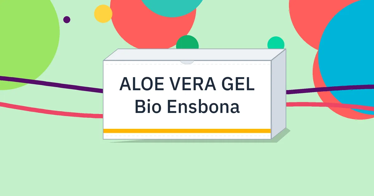 Symbolbild: Packung mit der Aufschrift ALOE VERA GEL Bio Ensbona (PZN 19905040) – Verfügbarkeit und Bezug in Apotheken in Frankfurt am Main