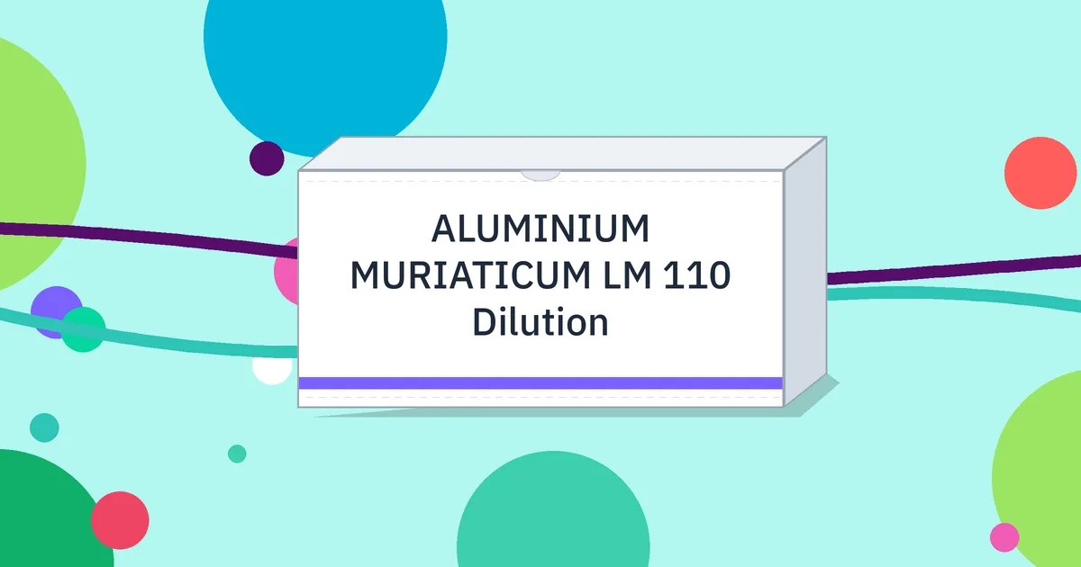 Symbolbild: Packung mit der Aufschrift ALUMINIUM MURIATICUM LM 110 Dilution (PZN 13317000) – Verfügbarkeit und Bezug in Apotheken in Frankfurt am Main