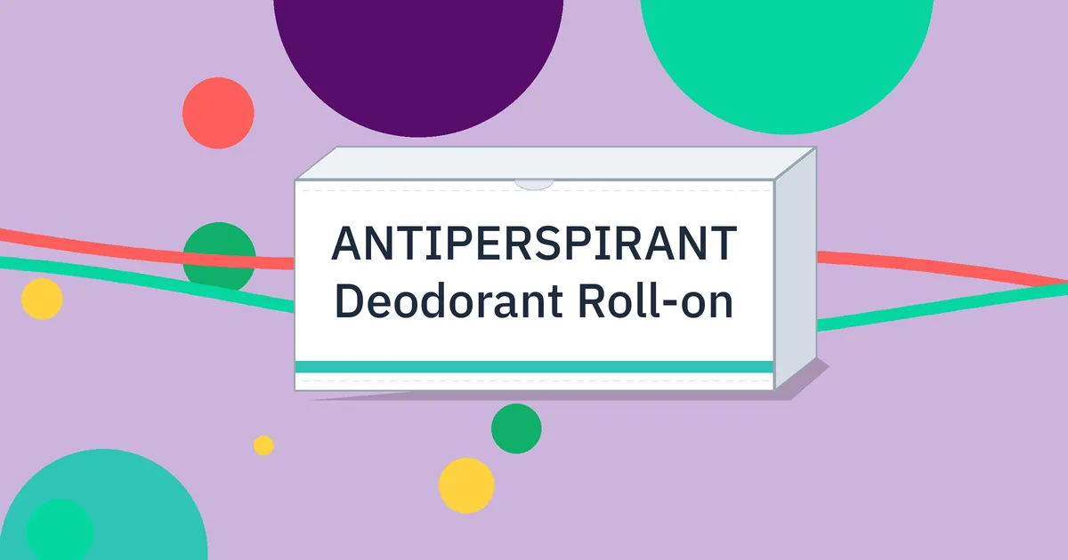 Symbolbild: Packung mit der Aufschrift ANTIPERSPIRANT Deodorant Roll-on (PZN 19164017) – Verfügbarkeit und Bezug in Apotheken in Frankfurt am Main