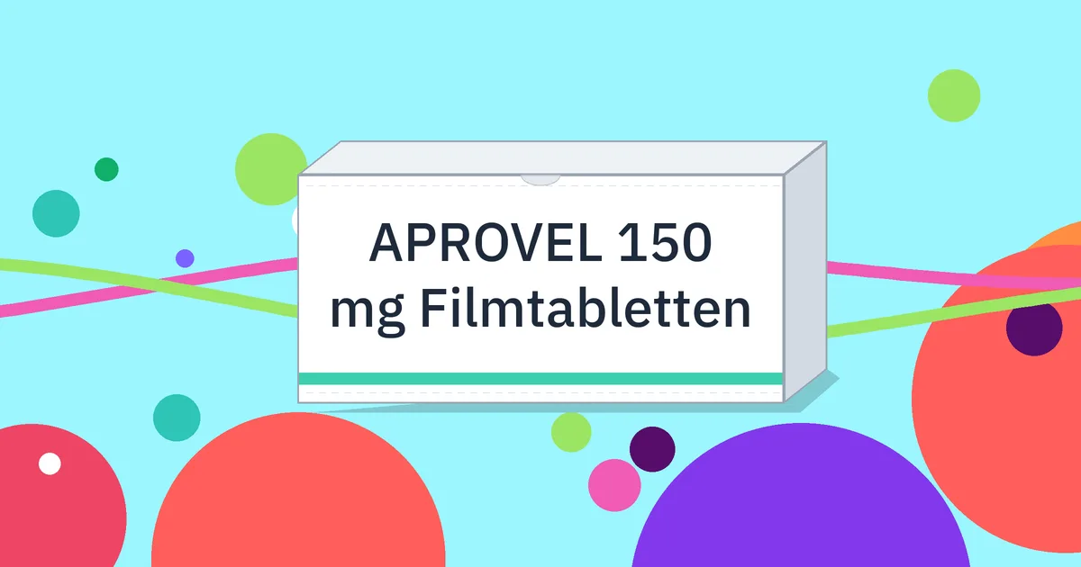 Symbolbild: Packung mit der Aufschrift APROVEL 150 mg Filmtabletten (PZN 05739187) – Verfügbarkeit und Bezug in Apotheken in Frankfurt am Main
