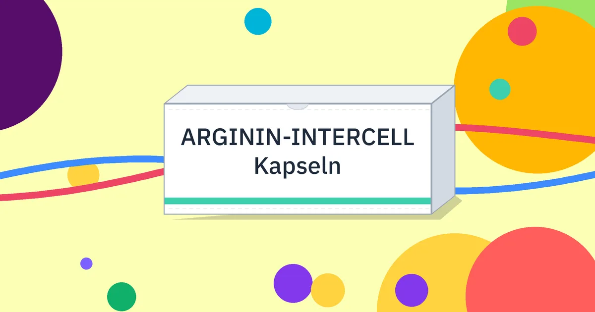 Symbolbild: Packung mit der Aufschrift ARGININ-INTERCELL Kapseln (PZN 11316309) – Verfügbarkeit und Bezug in Apotheken in Frankfurt am Main