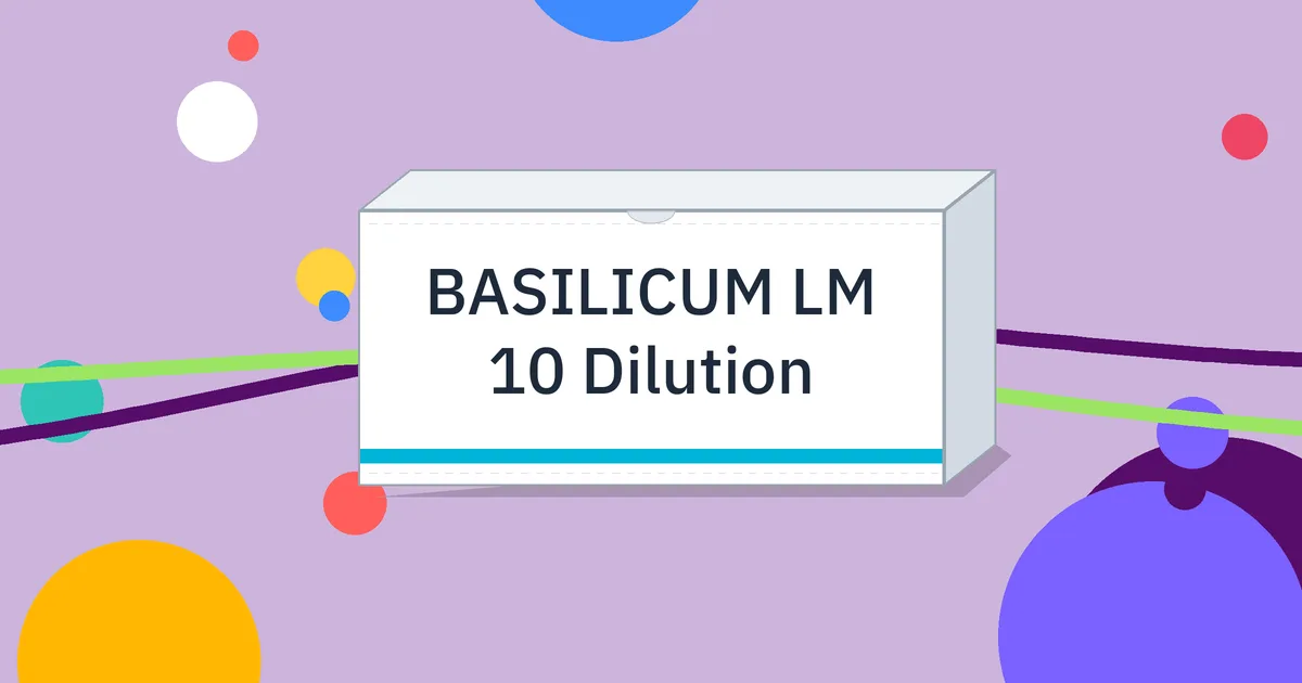 Symbolbild: Packung mit der Aufschrift BASILICUM LM 10 Dilution (PZN 12790705) – Verfügbarkeit und Bezug in Apotheken in Frankfurt am Main