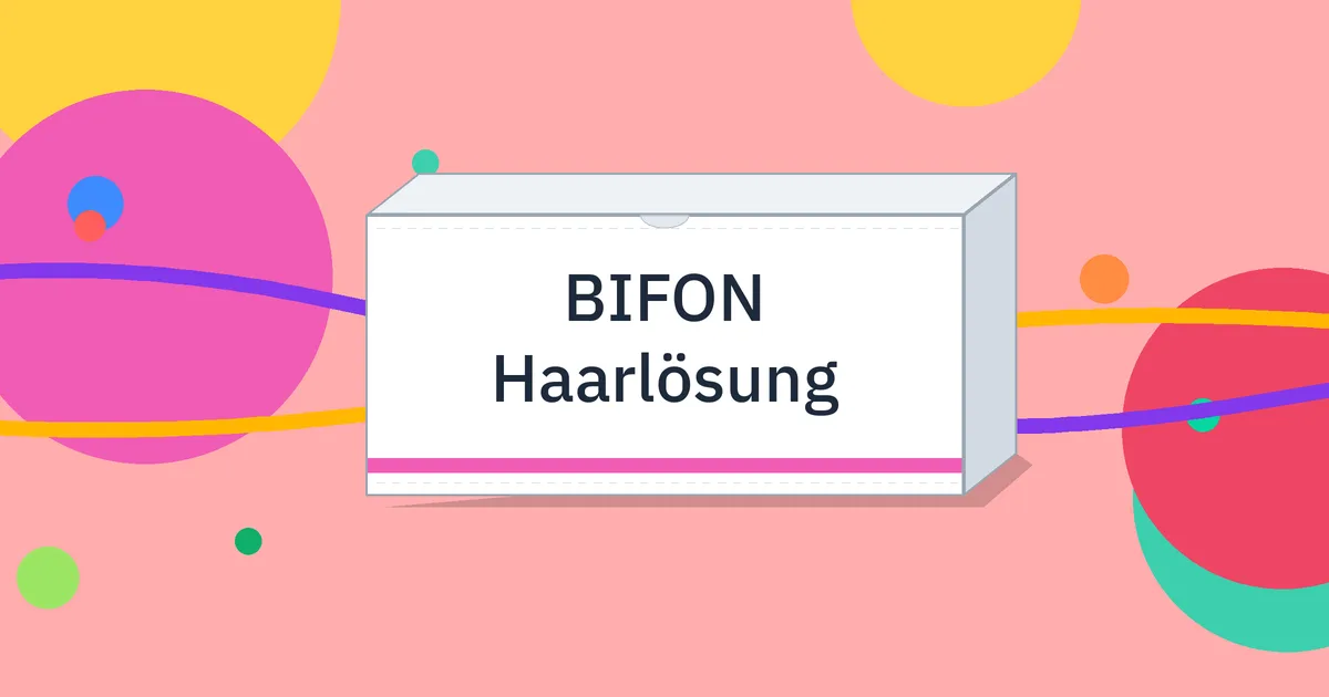 Symbolbild: Packung mit der Aufschrift BIFON Haarlösung (PZN 00946384) – Verfügbarkeit und Bezug in Apotheken in Frankfurt am Main