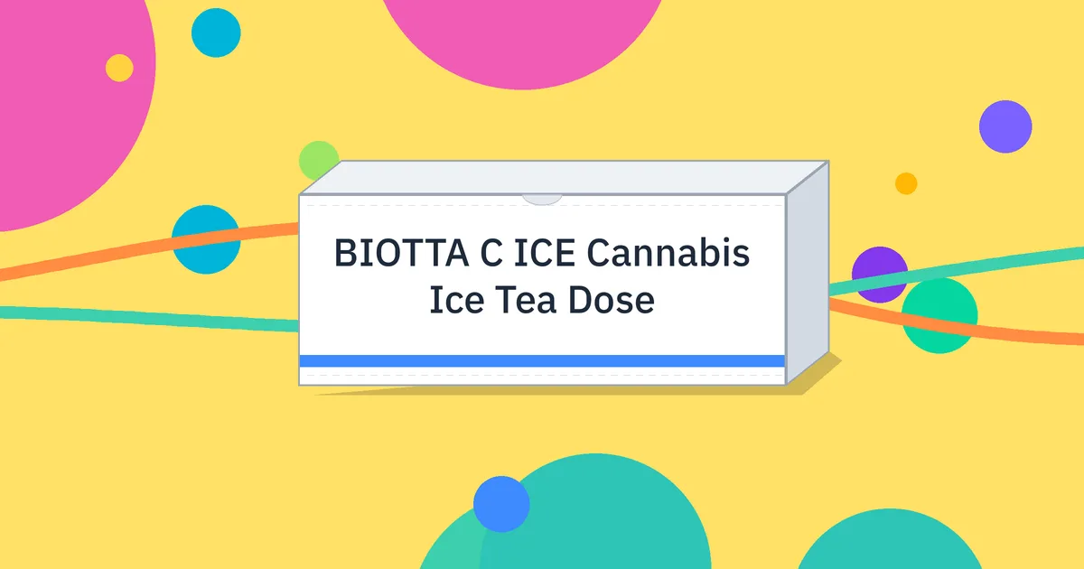 Symbolbild: Packung mit der Aufschrift BIOTTA C ICE Cannabis Ice Tea Dose (PZN 17962950) – Verfügbarkeit und Bezug in Apotheken in Frankfurt am Main