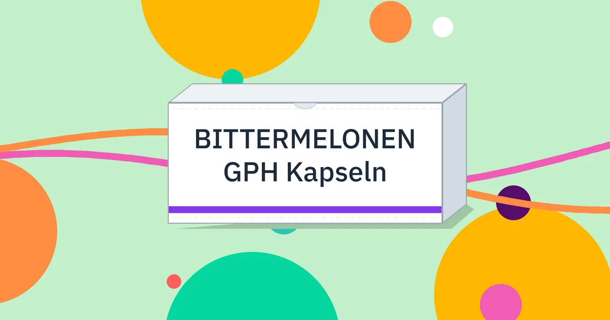 Symbolbild: Packung mit der Aufschrift BITTERMELONEN GPH Kapseln (PZN 00247278) – Verfügbarkeit und Bezug in Apotheken in Frankfurt am Main
