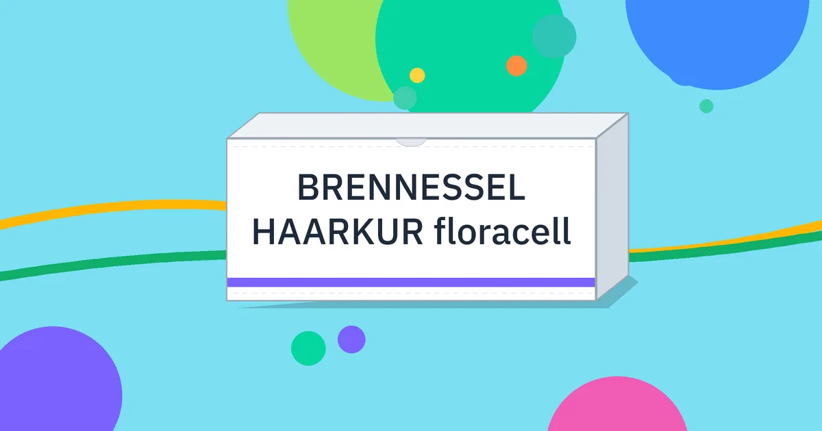 Symbolbild: Packung mit der Aufschrift BRENNESSEL HAARKUR floracell (PZN 04677283) – Verfügbarkeit und Bezug in Apotheken in Frankfurt am Main