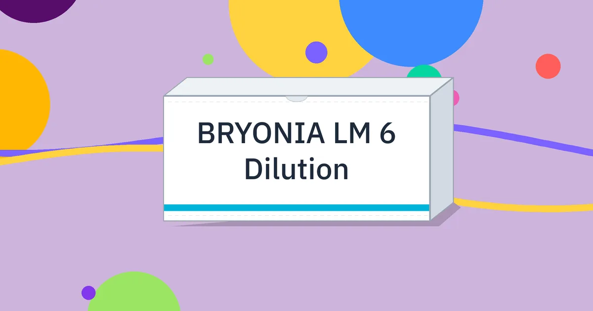 Symbolbild: Packung mit der Aufschrift BRYONIA LM 6 Dilution (PZN 02600980) – Verfügbarkeit und Bezug in Apotheken in Frankfurt am Main