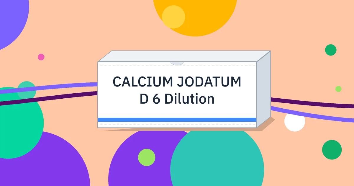 Symbolbild: Packung mit der Aufschrift CALCIUM JODATUM D 6 Dilution (PZN 00168811) – Verfügbarkeit und Bezug in Apotheken in Frankfurt am Main