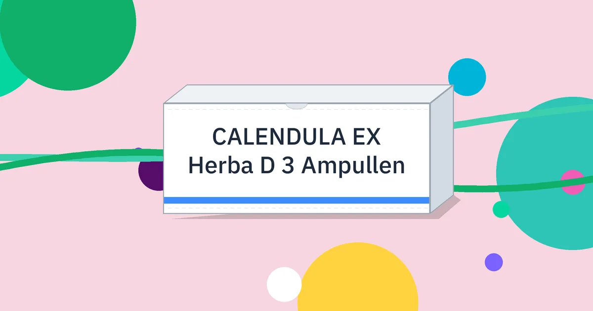 Symbolbild: Packung mit der Aufschrift CALENDULA EX Herba D 3 Ampullen (PZN 02910433) – Verfügbarkeit und Bezug in Apotheken in Frankfurt am Main