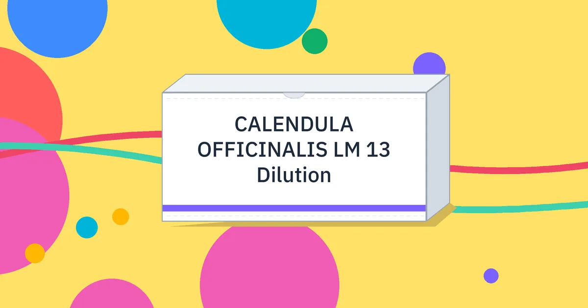 Symbolbild: Packung mit der Aufschrift CALENDULA OFFICINALIS LM 13 Dilution (PZN 12807363) – Verfügbarkeit und Bezug in Apotheken in Frankfurt am Main