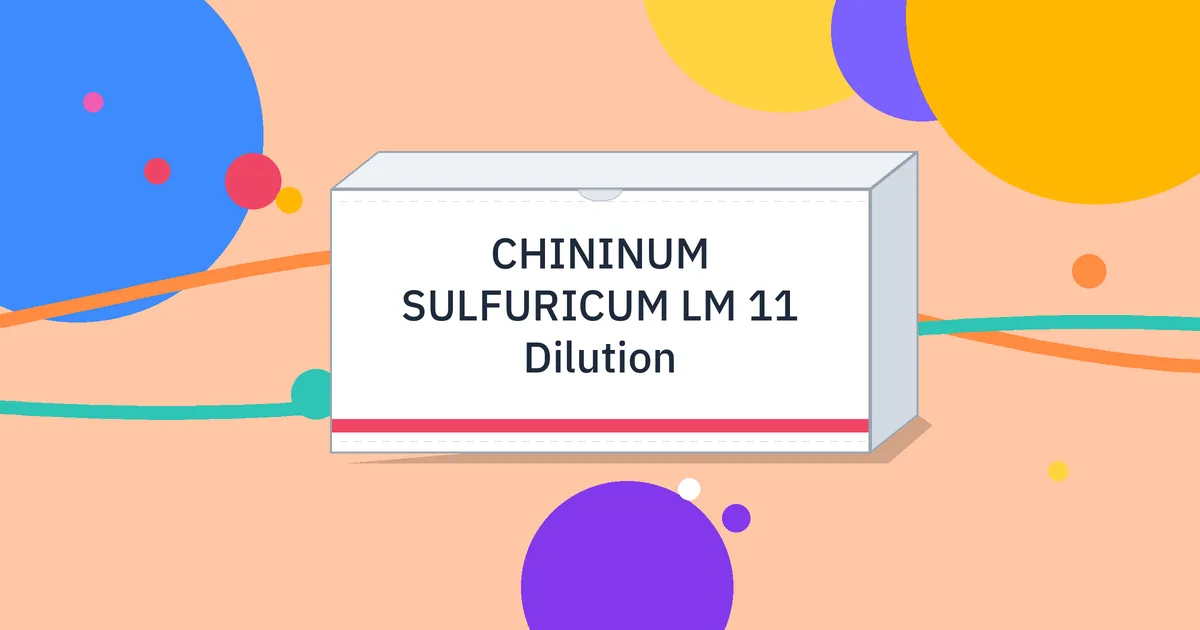 Symbolbild: Packung mit der Aufschrift CHININUM SULFURICUM LM 11 Dilution (PZN 12815983) – Verfügbarkeit und Bezug in Apotheken in Frankfurt am Main