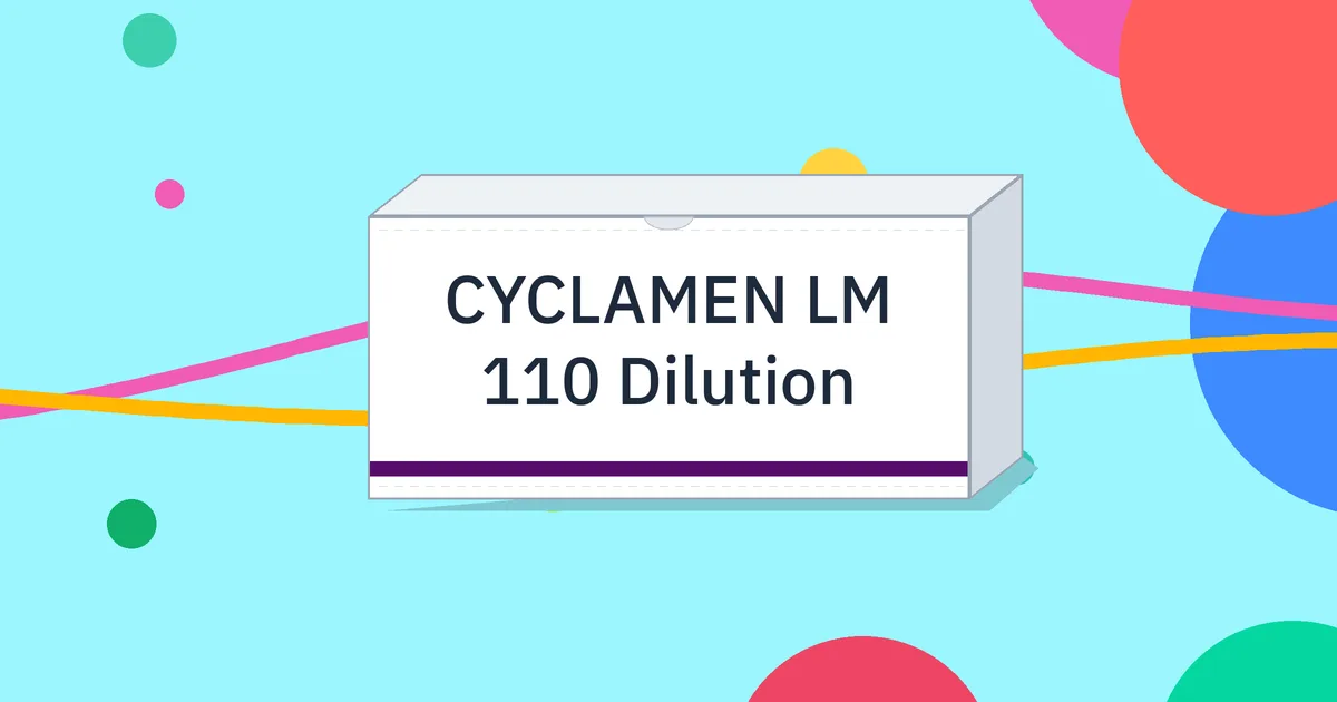 Symbolbild: Packung mit der Aufschrift CYCLAMEN LM 110 Dilution (PZN 12840685) – Verfügbarkeit und Bezug in Apotheken in Frankfurt am Main