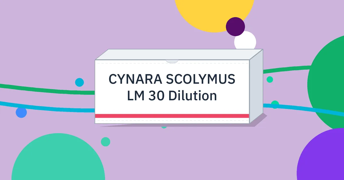 Symbolbild: Packung mit der Aufschrift CYNARA SCOLYMUS LM 30 Dilution (PZN 13459800) – Verfügbarkeit und Bezug in Apotheken in Frankfurt am Main