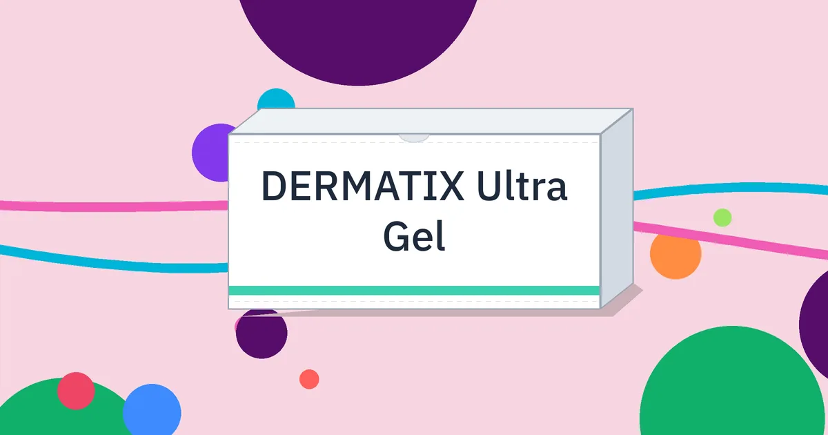Symbolbild: Packung mit der Aufschrift DERMATIX Ultra Gel (PZN 06090292) – Verfügbarkeit und Bezug in Apotheken in Frankfurt am Main