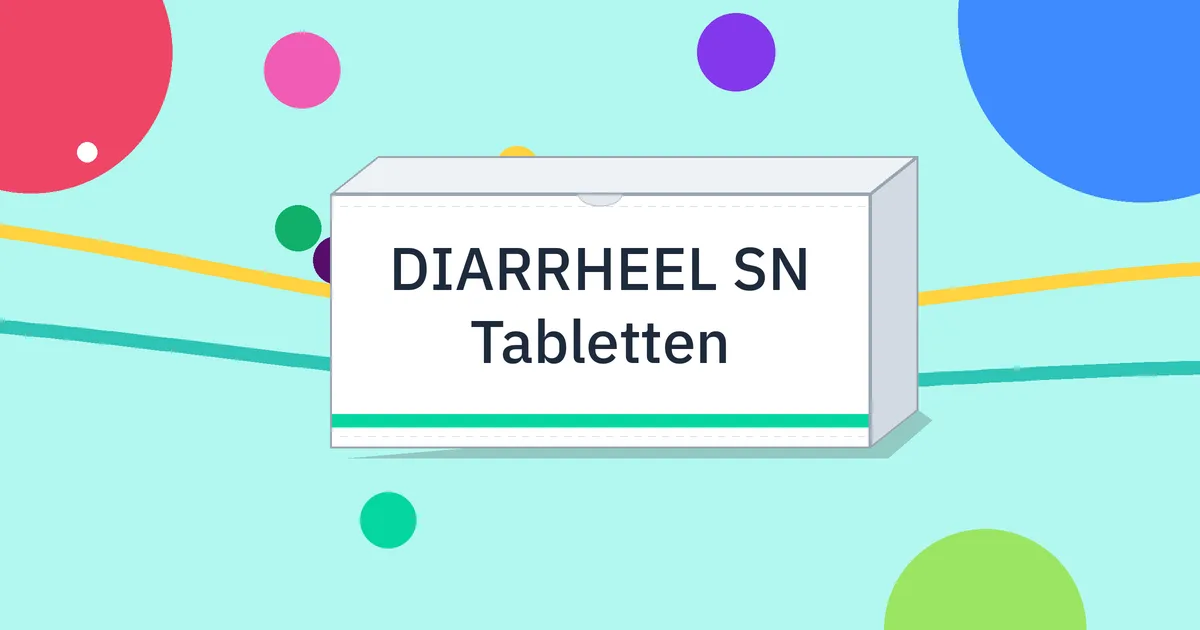 Symbolbild: Packung mit der Aufschrift DIARRHEEL SN Tabletten (PZN 01745529) – Verfügbarkeit und Bezug in Apotheken in Frankfurt am Main