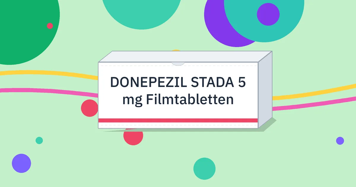 Symbolbild: Packung mit der Aufschrift DONEPEZIL STADA 5 mg Filmtabletten (PZN 09335251) – Verfügbarkeit und Bezug in Apotheken in Frankfurt am Main