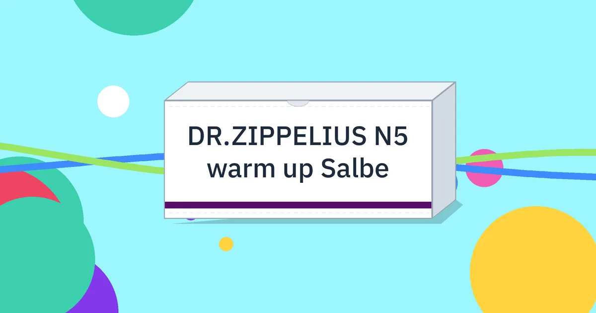 Symbolbild: Packung mit der Aufschrift DR.ZIPPELIUS N5 warm up Salbe (PZN 09153662) – Verfügbarkeit und Bezug in Apotheken in Frankfurt am Main