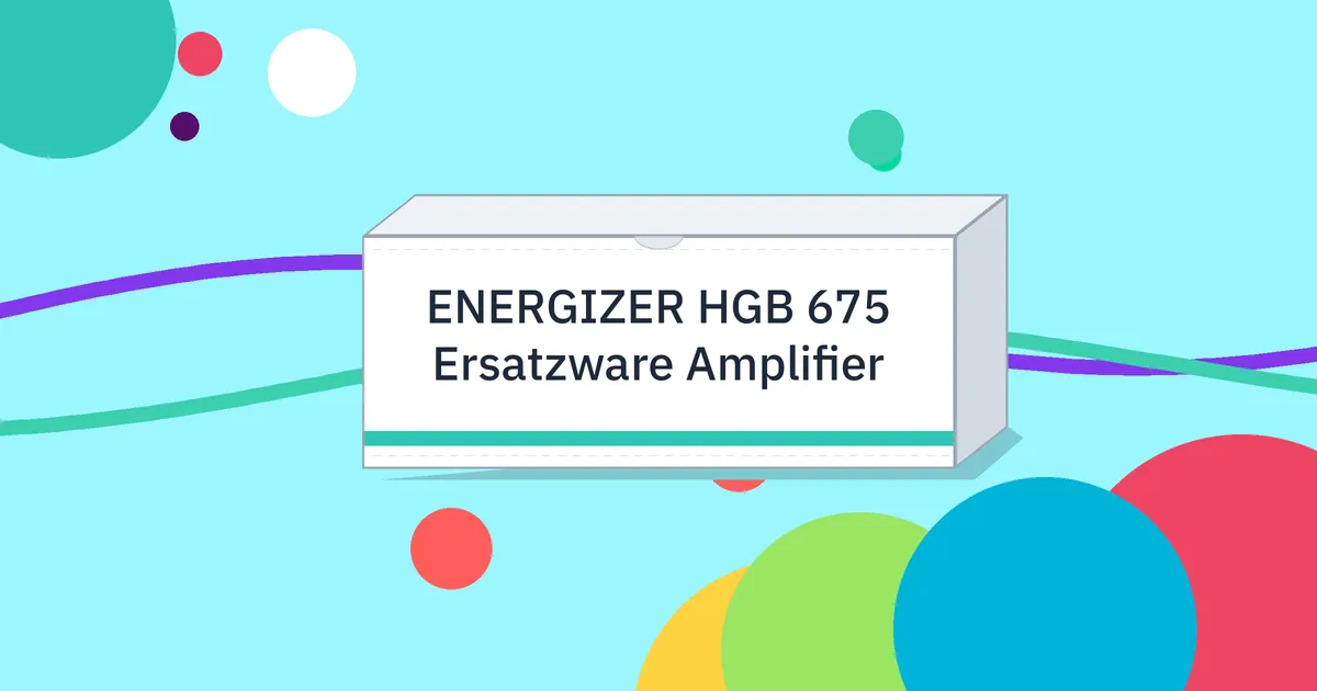 Symbolbild: Packung mit der Aufschrift ENERGIZER HGB 675 Ersatzware Amplifier (PZN 09755591) – Verfügbarkeit und Bezug in Apotheken in Frankfurt am Main