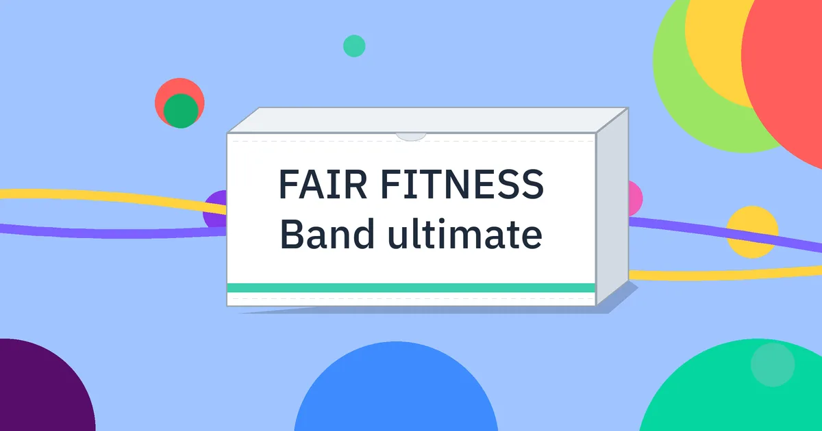 Symbolbild: Packung mit der Aufschrift FAIR FITNESS Band ultimate (PZN 19549007) – Verfügbarkeit und Bezug in Apotheken in Frankfurt am Main