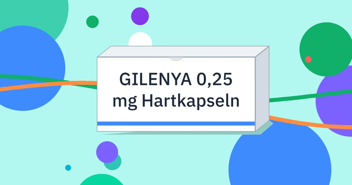 Symbolbild: Packung mit der Aufschrift GILENYA 0,25 mg Hartkapseln (PZN 14240328) – Verfügbarkeit und Bezug in Apotheken in Frankfurt am Main