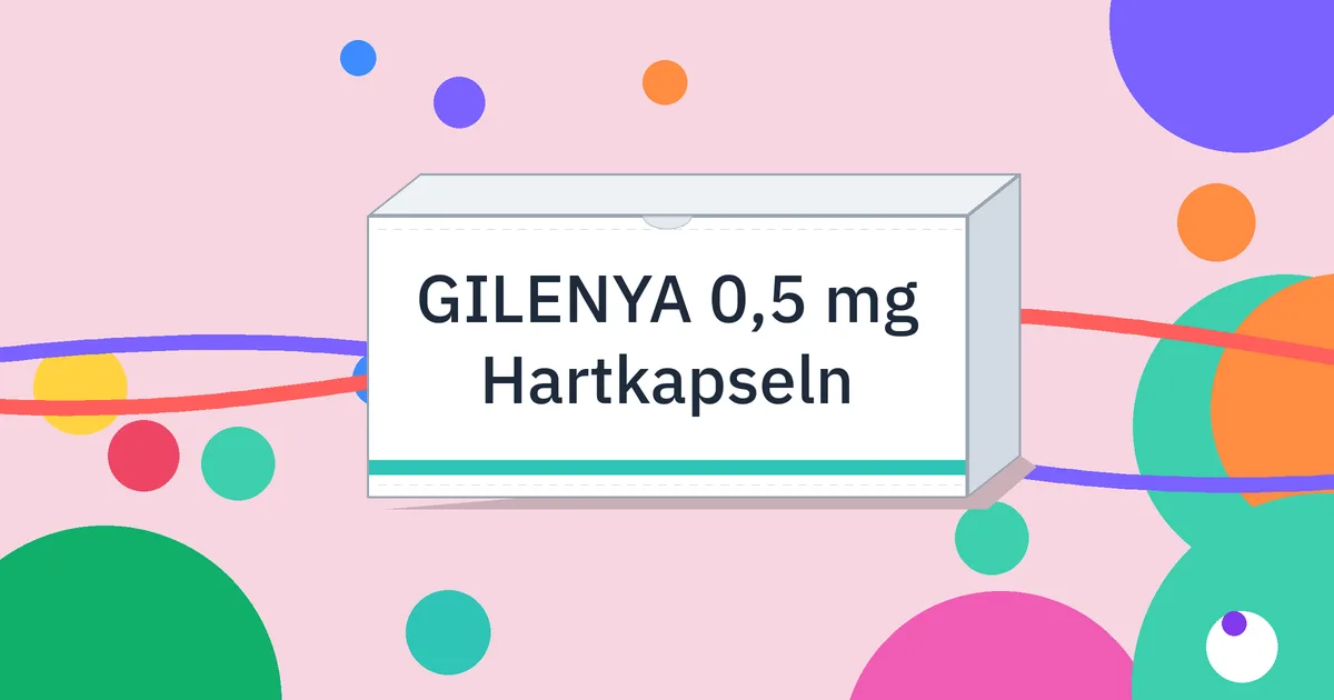 Symbolbild: Packung mit der Aufschrift GILENYA 0,5 mg Hartkapseln (PZN 18400711) – Verfügbarkeit und Bezug in Apotheken in Frankfurt am Main