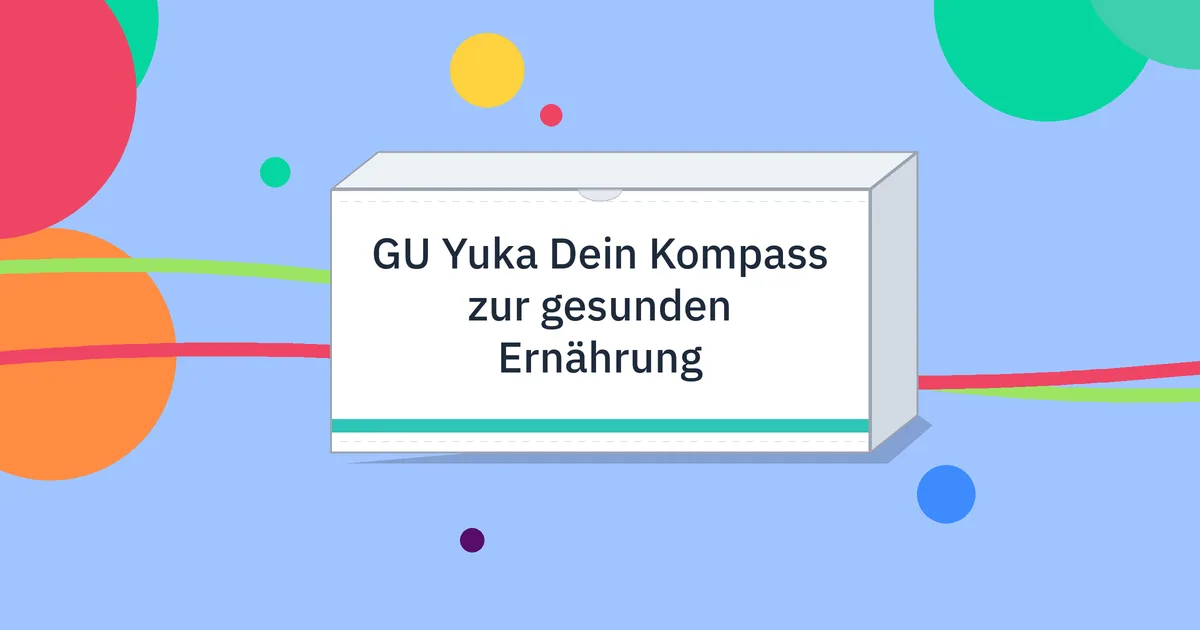 Symbolbild: Packung mit der Aufschrift GU Yuka Dein Kompass zur gesunden Ernährung (PZN 18468867) – Verfügbarkeit und Bezug in Apotheken in Frankfurt am Main