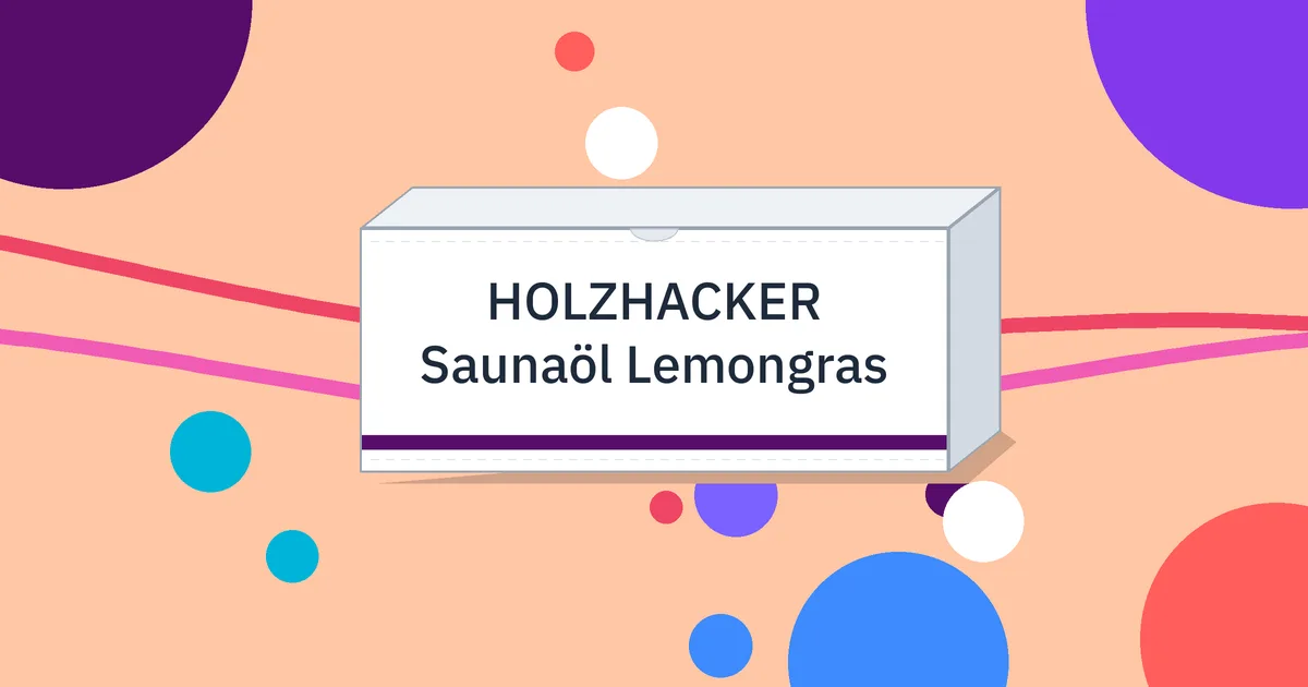 Symbolbild: Packung mit der Aufschrift HOLZHACKER Saunaöl Lemongras (PZN 20893046) – Verfügbarkeit und Bezug in Apotheken in Frankfurt am Main