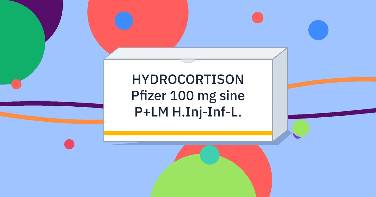 Symbolbild: Packung mit der Aufschrift HYDROCORTISON Pfizer 100 mg sine P+LM H.Inj-Inf-L. (PZN 15427276) – Verfügbarkeit und Bezug in Apotheken in Frankfurt am Main