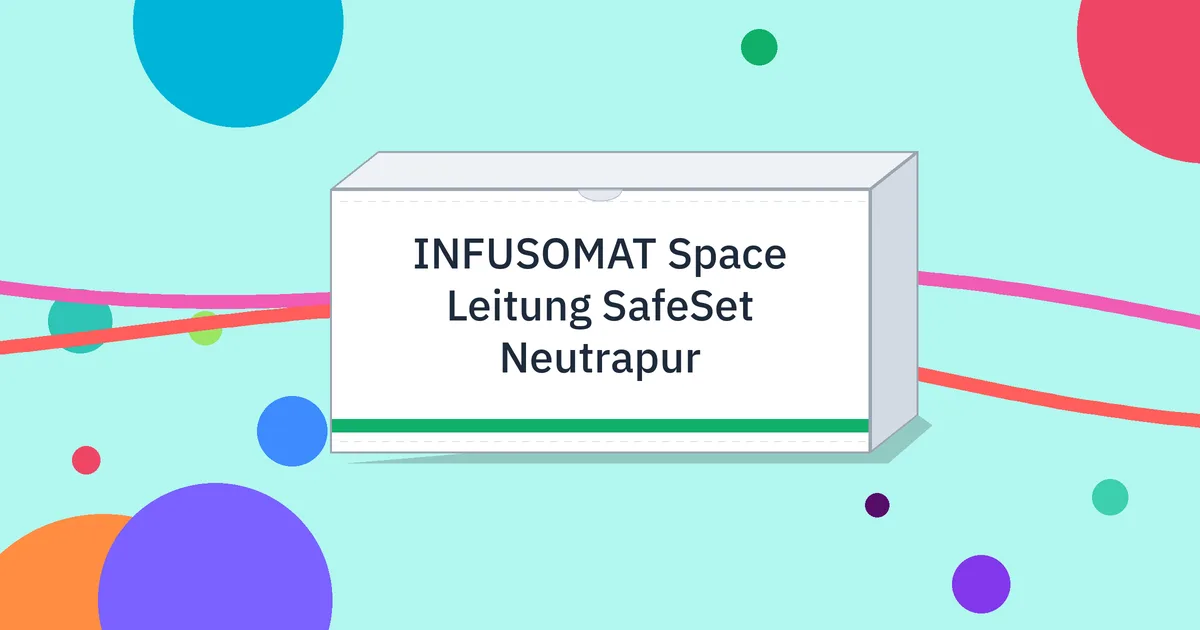 Symbolbild: Packung mit der Aufschrift INFUSOMAT Space Leitung SafeSet Neutrapur (PZN 10028554) – Verfügbarkeit und Bezug in Apotheken in Frankfurt am Main