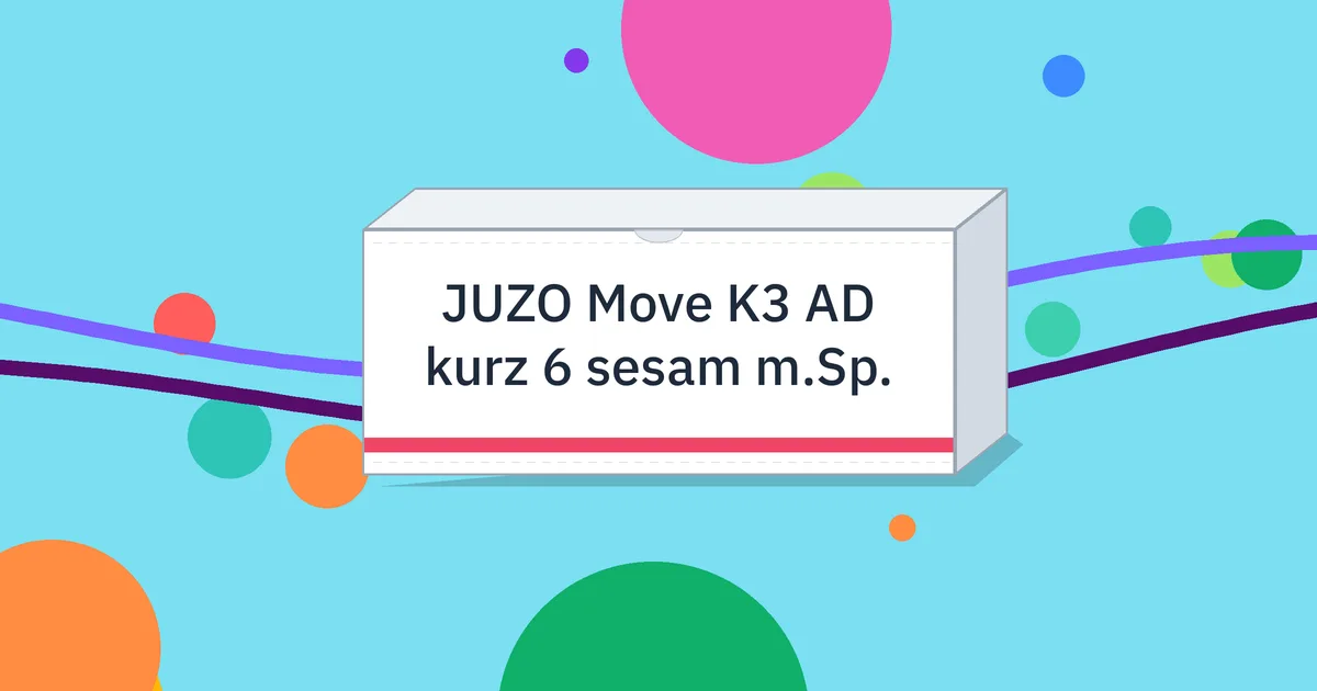 Symbolbild: Packung mit der Aufschrift JUZO Move K3 AD kurz 6 sesam m.Sp. (PZN 18568037) – Verfügbarkeit und Bezug in Apotheken in Frankfurt am Main