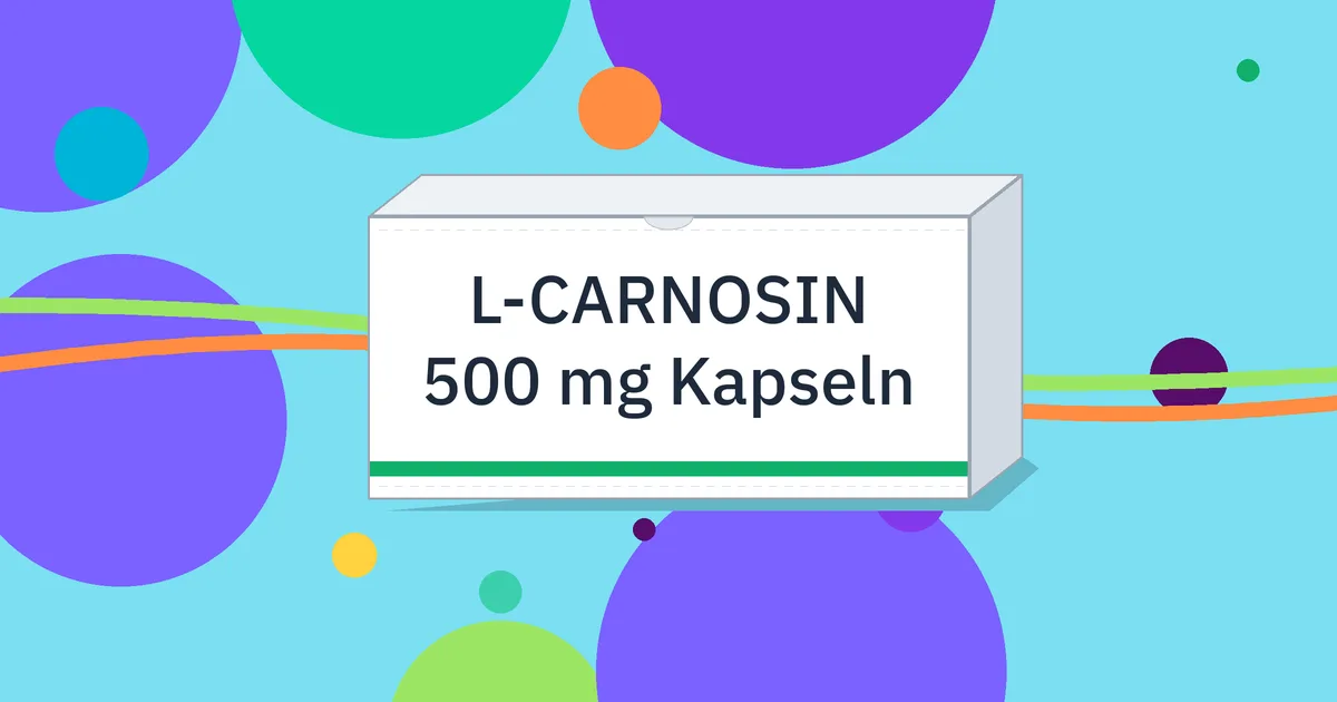 Symbolbild: Packung mit der Aufschrift L-CARNOSIN 500 mg Kapseln (PZN 09002868) – Verfügbarkeit und Bezug in Apotheken in Frankfurt am Main