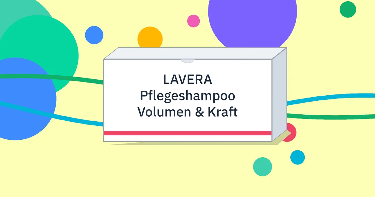 Symbolbild: Packung mit der Aufschrift LAVERA Pflegeshampoo Volumen & Kraft (PZN 18163116) – Verfügbarkeit und Bezug in Apotheken in Frankfurt am Main