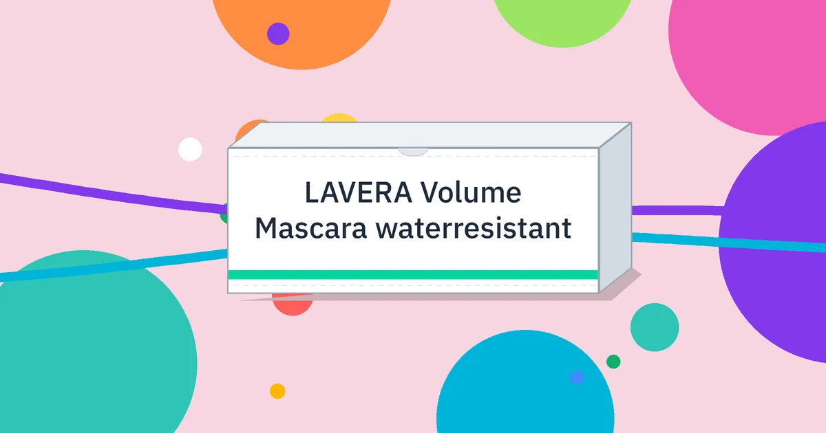 Symbolbild: Packung mit der Aufschrift LAVERA Volume Mascara waterresistant (PZN 20168196) – Verfügbarkeit und Bezug in Apotheken in Frankfurt am Main