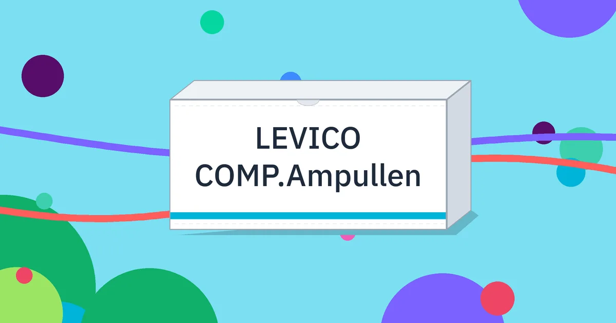 Symbolbild: Packung mit der Aufschrift LEVICO COMP.Ampullen (PZN 01751665) – Verfügbarkeit und Bezug in Apotheken in Frankfurt am Main