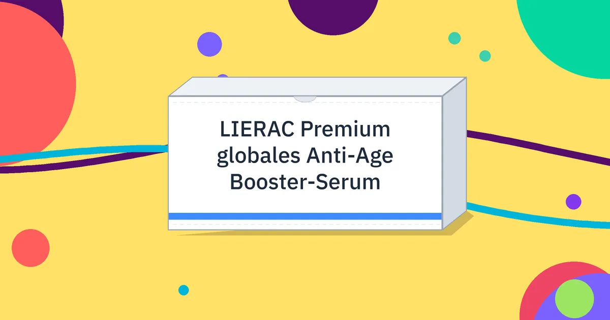 Symbolbild: Packung mit der Aufschrift LIERAC Premium globales Anti-Age Booster-Serum (PZN 16876964) – Verfügbarkeit und Bezug in Apotheken in Frankfurt am Main