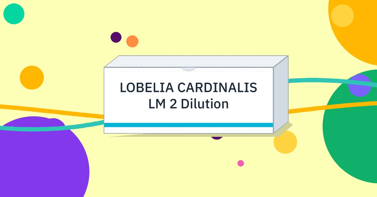 Symbolbild: Packung mit der Aufschrift LOBELIA CARDINALIS LM 2 Dilution (PZN 13532773) – Verfügbarkeit und Bezug in Apotheken in Frankfurt am Main