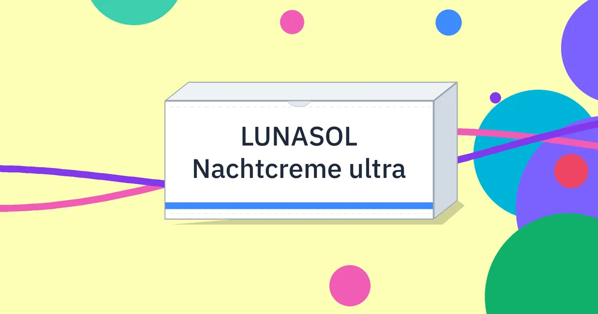 Symbolbild: Packung mit der Aufschrift LUNASOL Nachtcreme ultra (PZN 19755008) – Verfügbarkeit und Bezug in Apotheken in Frankfurt am Main