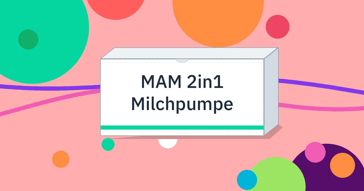 Symbolbild: Packung mit der Aufschrift MAM 2in1 Milchpumpe (PZN 15611436) – Verfügbarkeit und Bezug in Apotheken in Frankfurt am Main