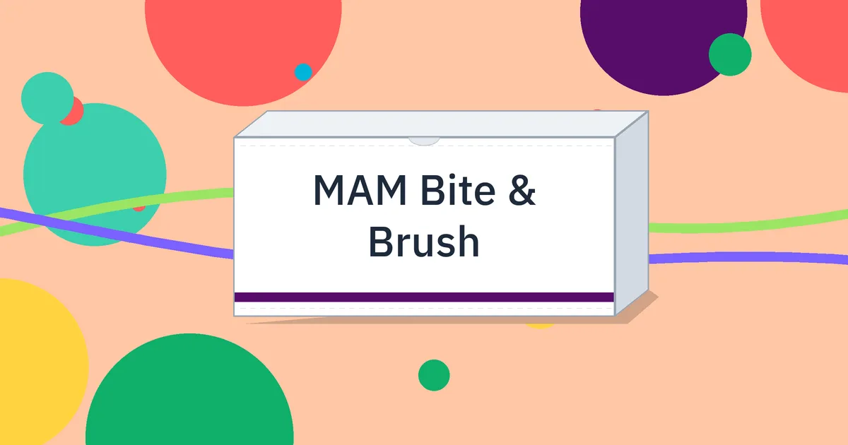 Symbolbild: Packung mit der Aufschrift MAM Bite & Brush (PZN 06453808) – Verfügbarkeit und Bezug in Apotheken in Frankfurt am Main