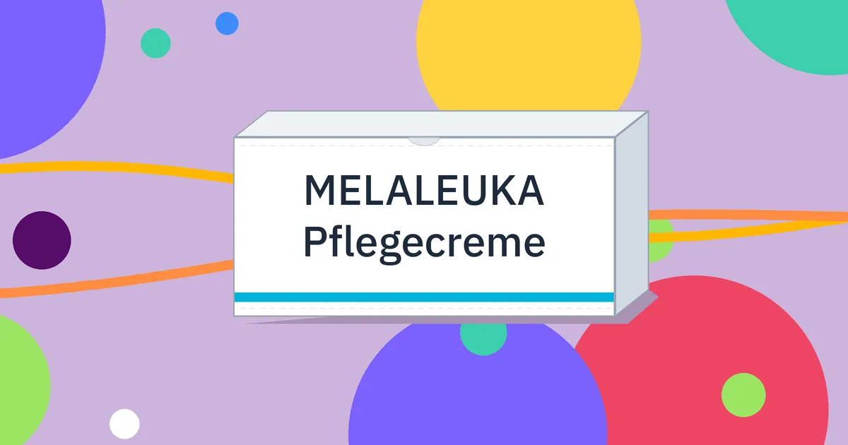 Symbolbild: Packung mit der Aufschrift MELALEUKA Pflegecreme (PZN 07222991) – Verfügbarkeit und Bezug in Apotheken in Frankfurt am Main