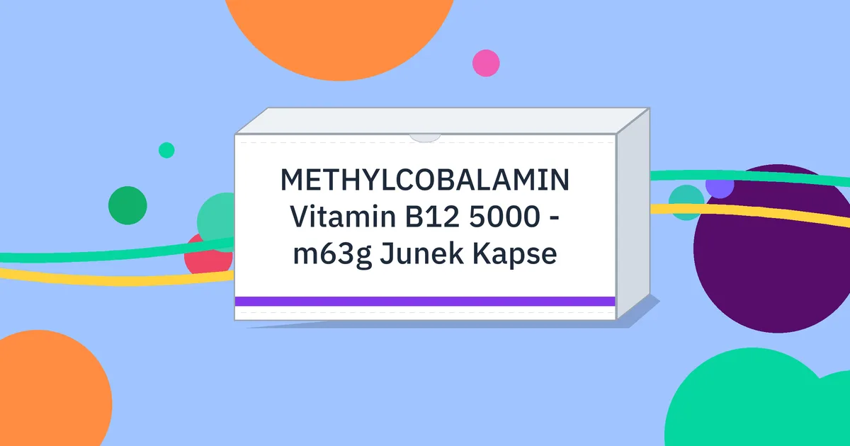Symbolbild: Packung mit der Aufschrift METHYLCOBALAMIN Vitamin B12 5000 -m63g Junek Kapse (PZN 19766064) – Verfügbarkeit und Bezug in Apotheken in Frankfurt am Main