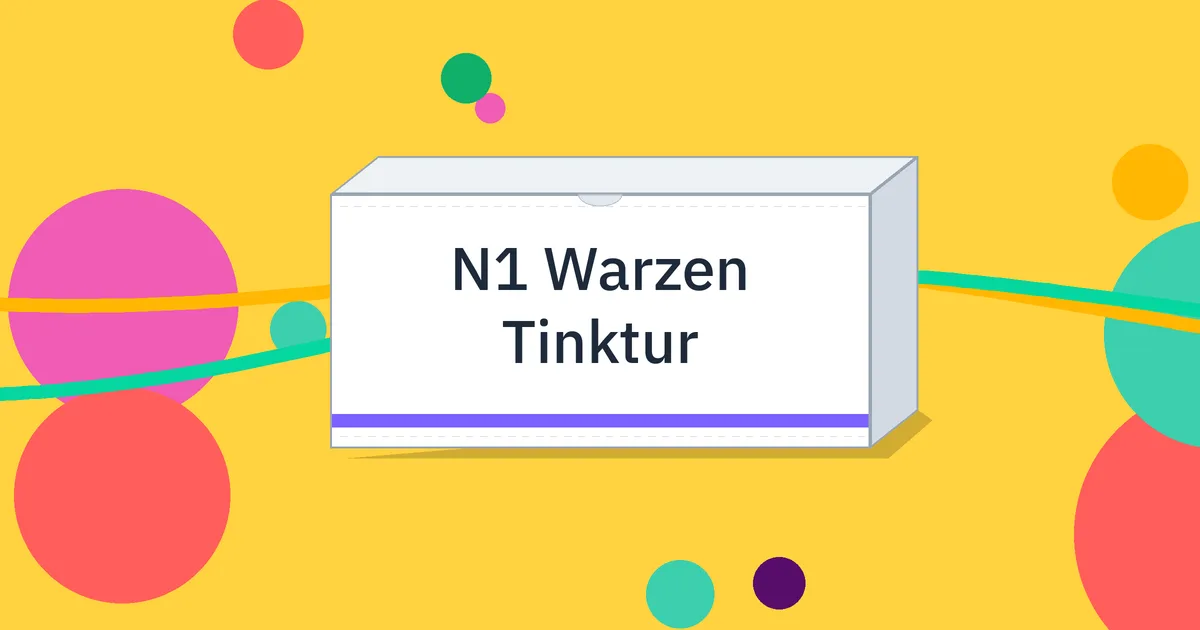 Symbolbild: Packung mit der Aufschrift N1 Warzen Tinktur (PZN 17982987) – Verfügbarkeit und Bezug in Apotheken in Frankfurt am Main