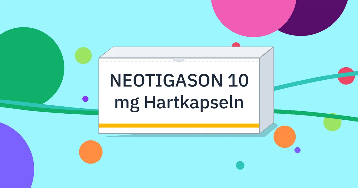 Symbolbild: Packung mit der Aufschrift NEOTIGASON 10 mg Hartkapseln (PZN 16749438) – Verfügbarkeit und Bezug in Apotheken in Frankfurt am Main