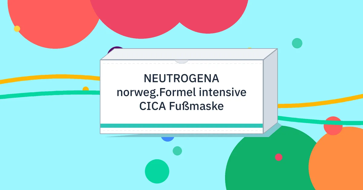 Symbolbild: Packung mit der Aufschrift NEUTROGENA norweg.Formel intensive CICA Fußmaske (PZN 16586373) – Verfügbarkeit und Bezug in Apotheken in Frankfurt am Main