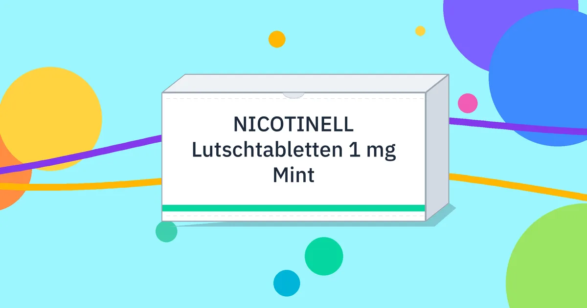 Symbolbild: Packung mit der Aufschrift NICOTINELL Lutschtabletten 1 mg Mint (PZN 03062013) – Verfügbarkeit und Bezug in Apotheken in Frankfurt am Main