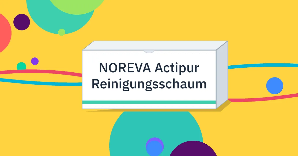 Symbolbild: Packung mit der Aufschrift NOREVA Actipur Reinigungsschaum (PZN 16653046) – Verfügbarkeit und Bezug in Apotheken in Frankfurt am Main