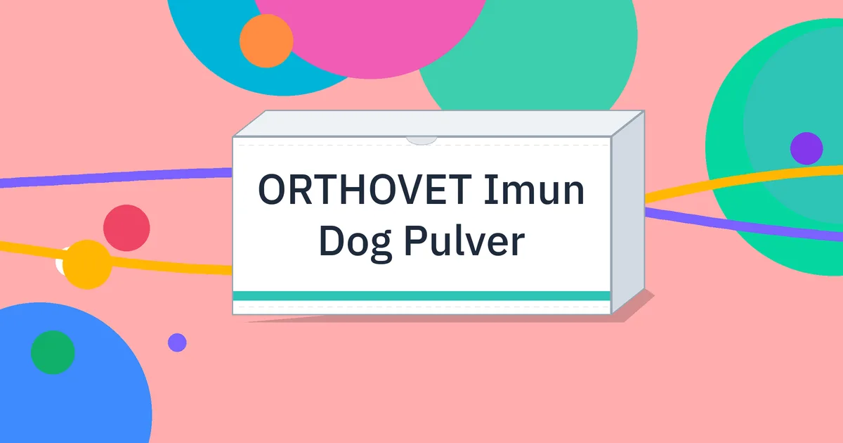 Symbolbild: Packung mit der Aufschrift ORTHOVET Imun Dog Pulver (PZN 14320292) – Verfügbarkeit und Bezug in Apotheken in Frankfurt am Main
