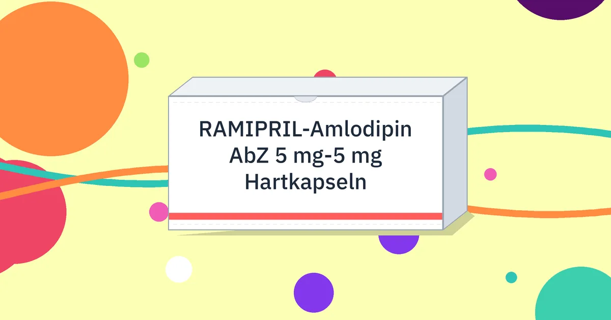 Symbolbild: Packung mit der Aufschrift RAMIPRIL-Amlodipin AbZ 5 mg-5 mg Hartkapseln (PZN 13578137) – Verfügbarkeit und Bezug in Apotheken in Frankfurt am Main